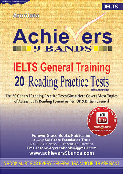 IELTS General Training 20 Reading Practice Tests | Achievers 9 Bands ...